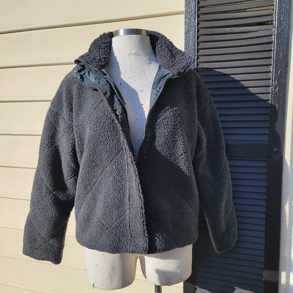 Universal Thread | Jackets & Coats | Universal Thread Quilted Zip Front ...